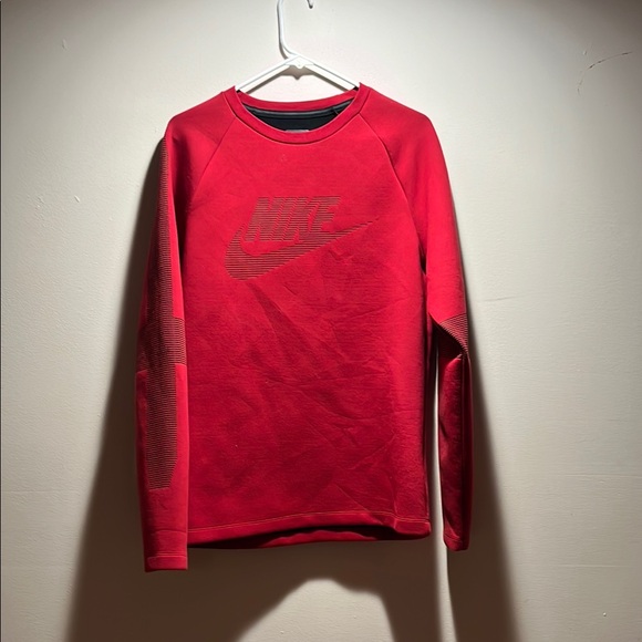 Nike | Sweaters | Nwot Nike Red Tech Pack Crew Neck | Poshmark